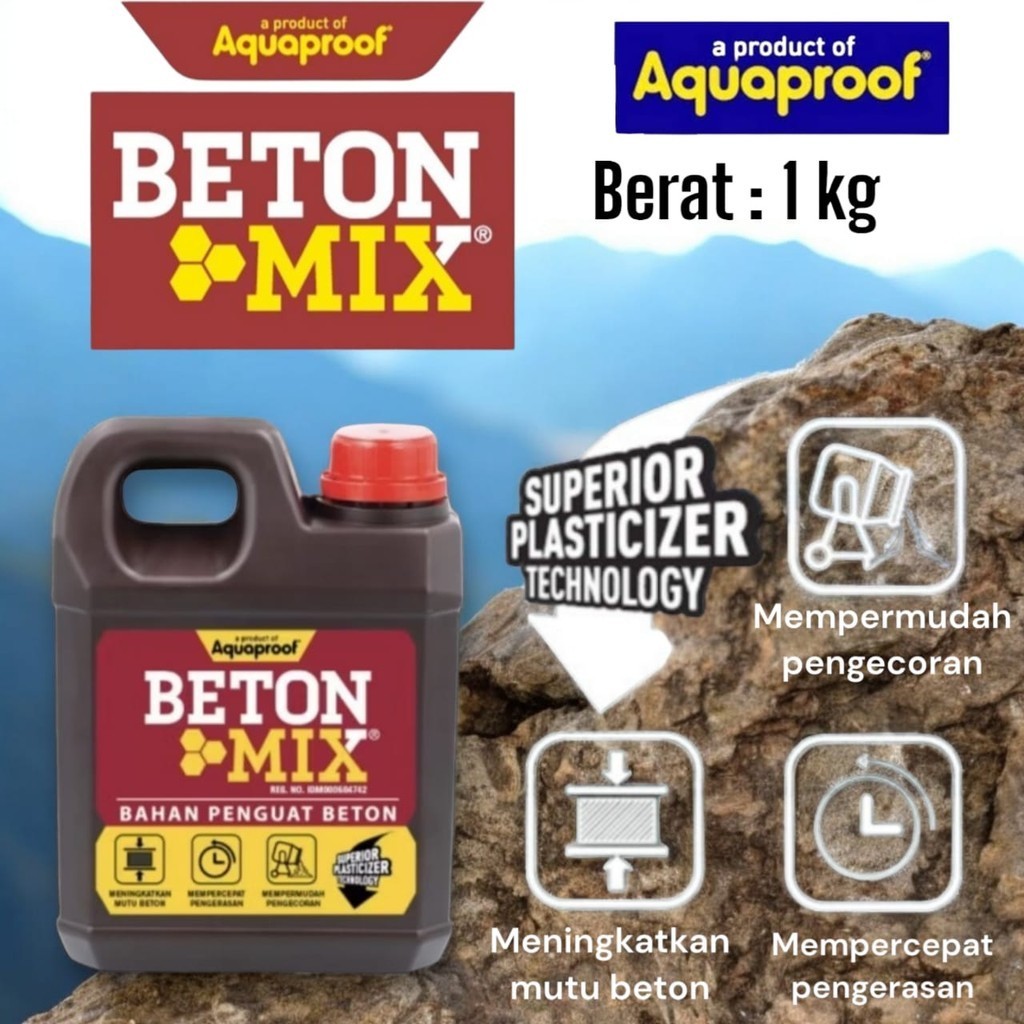 Jual Beton Mix 1 Kg, BETONMIX 1kg OBAT COR PENGERAS BETON , Campuran ...