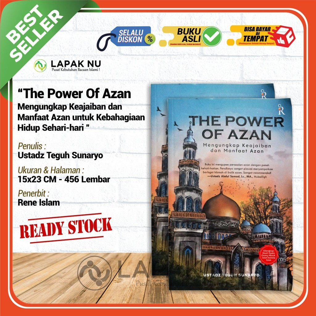 Jual Buku THE POWER OF AZAN MENGUNGKAP KEAJAIBAN DAN MANFAAT AZAN ...