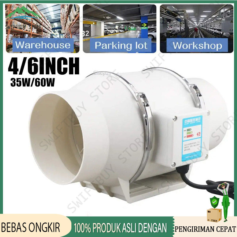 Jual blower dapur penghisap asap dapur 4" 6" 8" 220V Blower Hisap Untuk ...