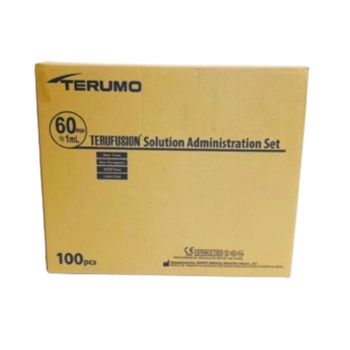 Jual Infus Set Dewasa Terumo / Infus Set Anak ISI 100 Selang Infus ...