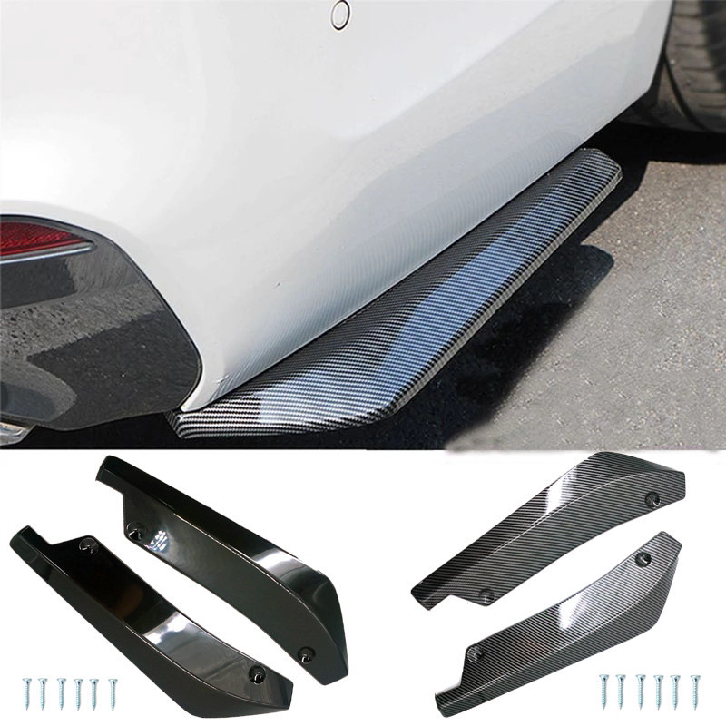 Jual Universal Car Front Rear Bumper Strip Lip Spoiler Diffuser ...