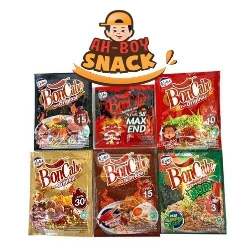 Jual BON CABE RENCENG ISI 12 SACHET X 5.5 GR LEVEL 15, 30, 50 - CABE ...