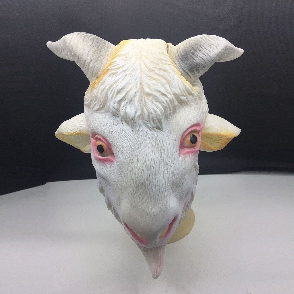 Jual TOL-84 - Topeng Latex Karet Full Head Kepala Kambing Domba Scary ...