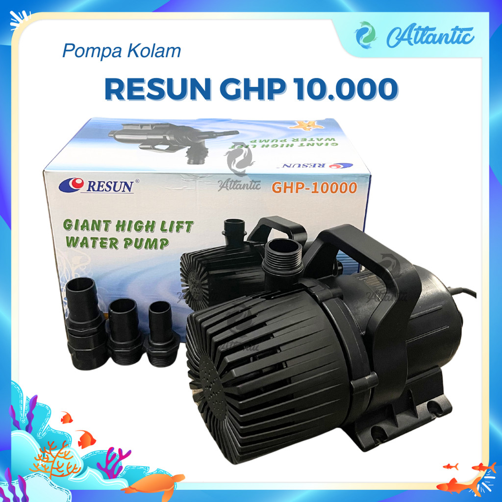 Jual Resun GHP 10000 Giant High Lift Water Pump Pompa Air Celup Aquarium Kolam Aquascape ...