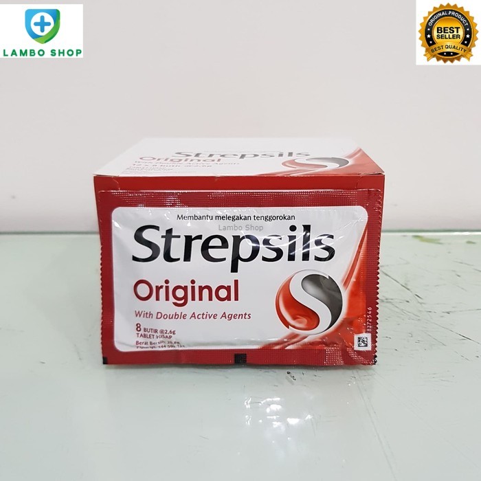 Jual Permen Strepsils Original Merah (PER STRIP @ 8 BUTIR) | Shopee ...