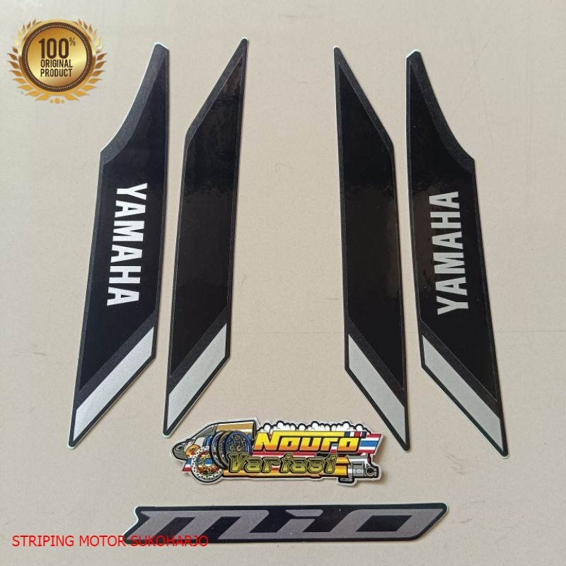Jual striping Yamaha Mio gravis 125 hitam grey 2023 2024 kualitas ...