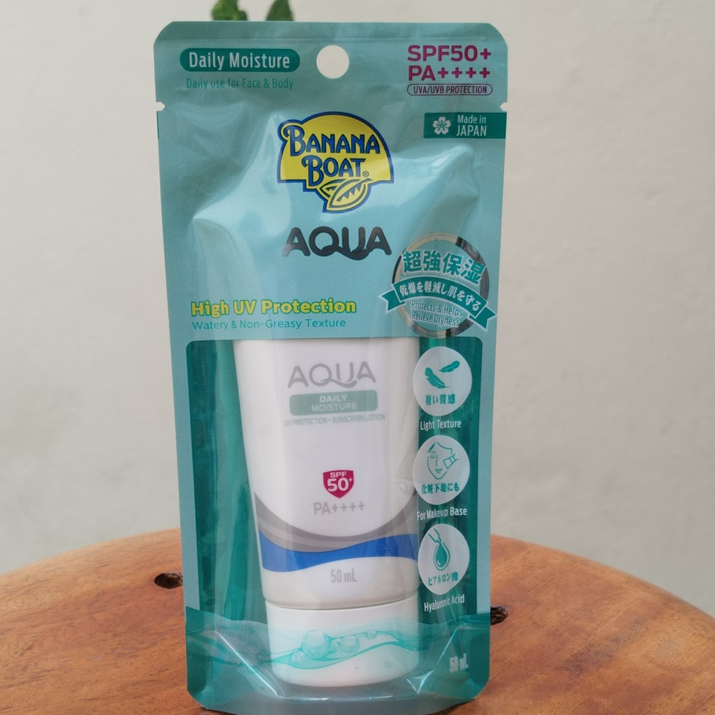 Jual Banana Boat Simply Protect Aqua Daily Moisture Sunscreen Lotion SPF50+ PA++++ 50 mL ...