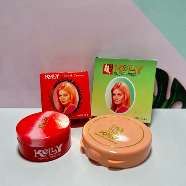 Jual Kelly Pearl Cream 5gr/ 15gr + Kelly Compact Powder Original BPOM ...