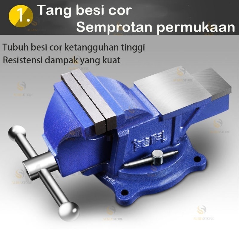 Jual Catok Clamp 5'' / catok paron / Ragum Klem / Catok Meja / Bench ...