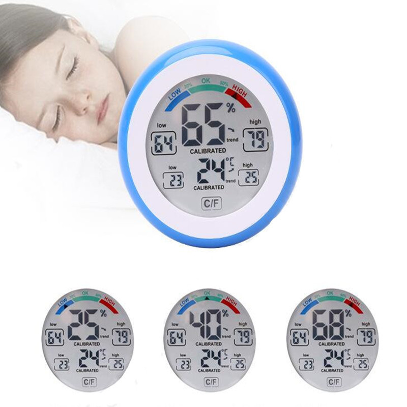 Jual Digital Thermometer Hygrometer Mini Temperature Humidity Meter ...