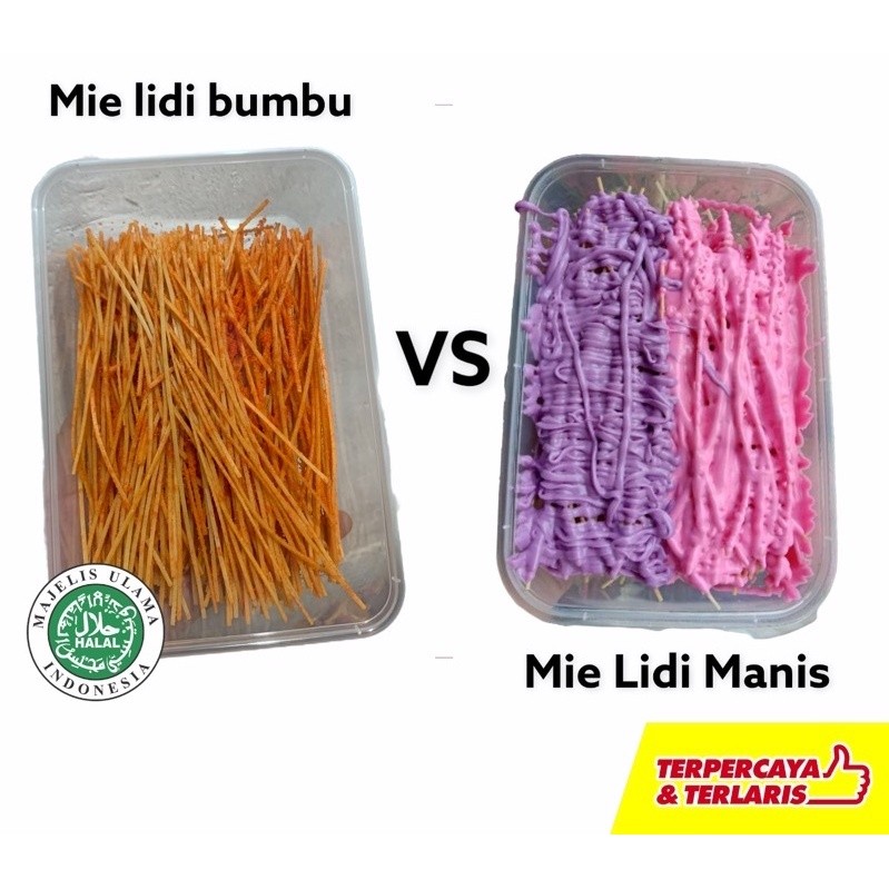 Jual MIE LIDI BOX 500ML Wajib order DUS mielidi mi lidi lumer mie lidi ...