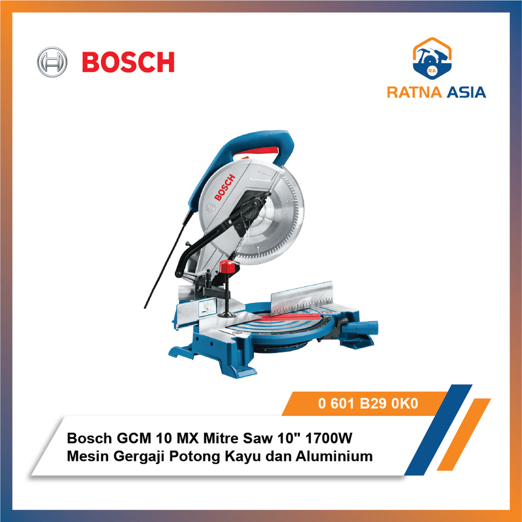 Jual Bosch GCM 10 MX Mitre Saw GCM 10MX Gergaji Potong Alumunium ...