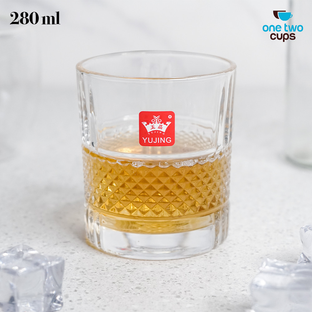 Jual One Two Cups Gelas Whisky Crystal Old-Fashioned Rock Glass 280ml - VL3 | Shopee Indonesia
