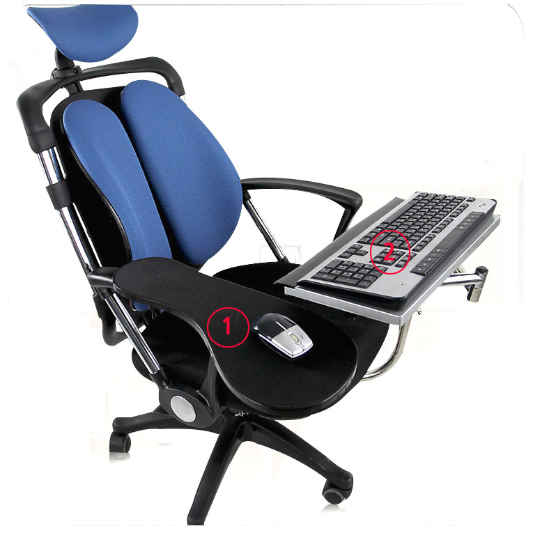 Jual DL OK010 Metal Multifunctoinal Full Motion Chair Clamping laptop ...