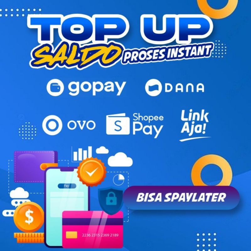 Jual stiker top up saldoh bisa pakai spayleteer 02 im | Shopee Indonesia