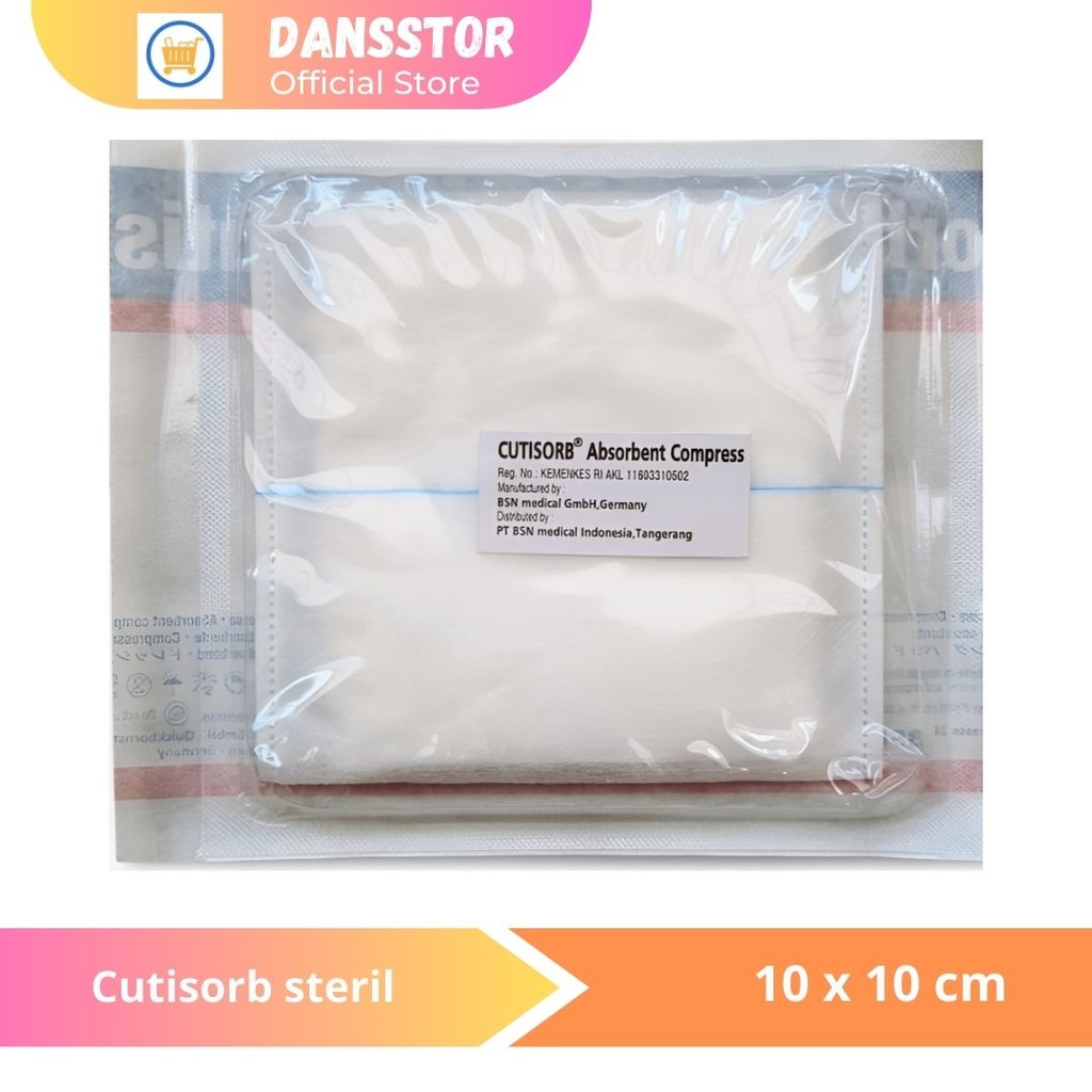 Jual Cutisorb steril 10 cm x 10 cm kasa modern dressing bsn per lembar ...