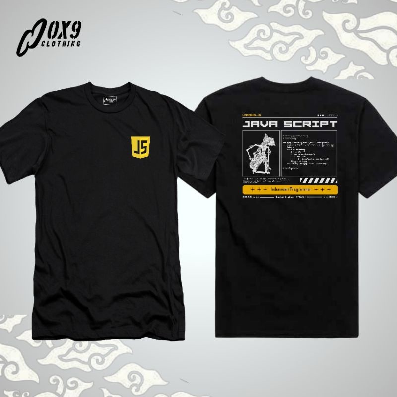 Jual Kaos Programmer Series Java Script Vol.1 Javanese Culture Edition | Shopee Indonesia