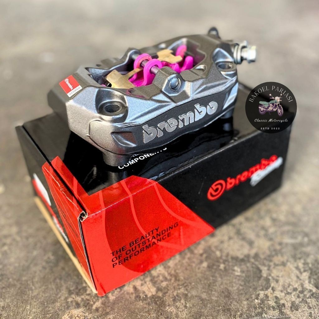 Jual KALIPER TWIN AFRIKA 4 PISTON BREMBO M3 M432 GREY PICTH 100 MONOBLOCK GP4X IMPORT | Shopee ...