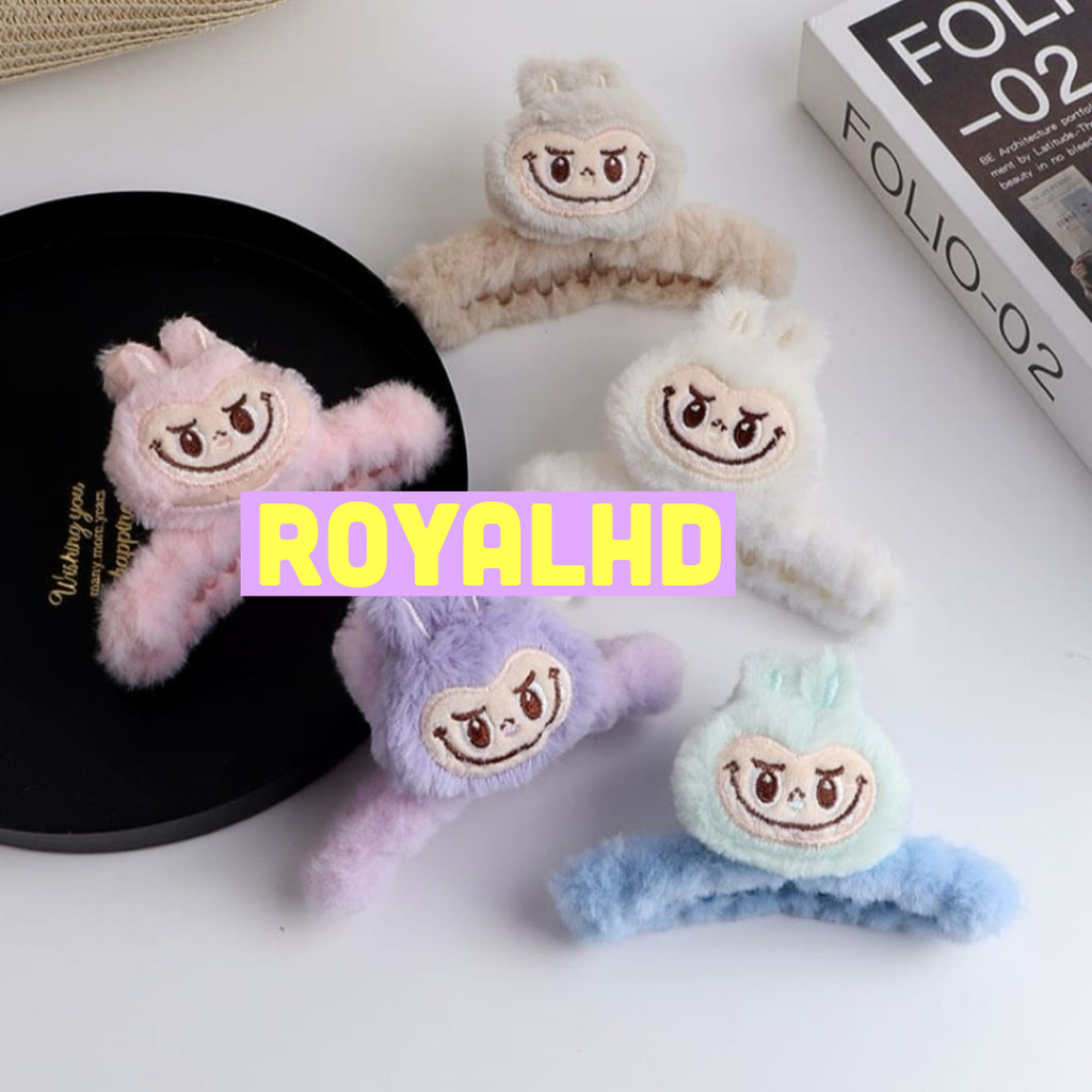 Jual JEPIT LABUBU BULU / JEPITAN RAMBUT CLAW CLIP JEDAI KOREA LEMBUT ...