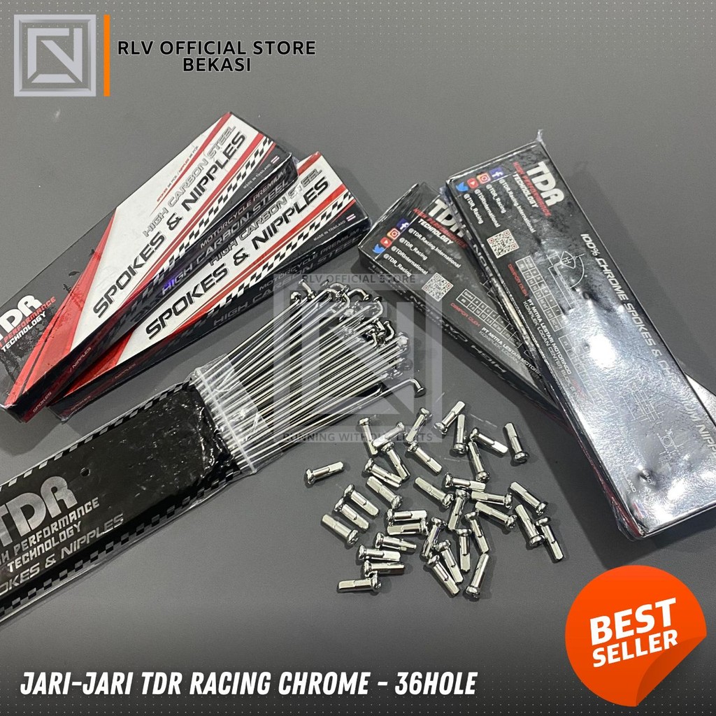 Jual JARI JARI TDR CHROME RING 18 SET DEPAN BELAKANG | RUJI MOTOR PNP ...