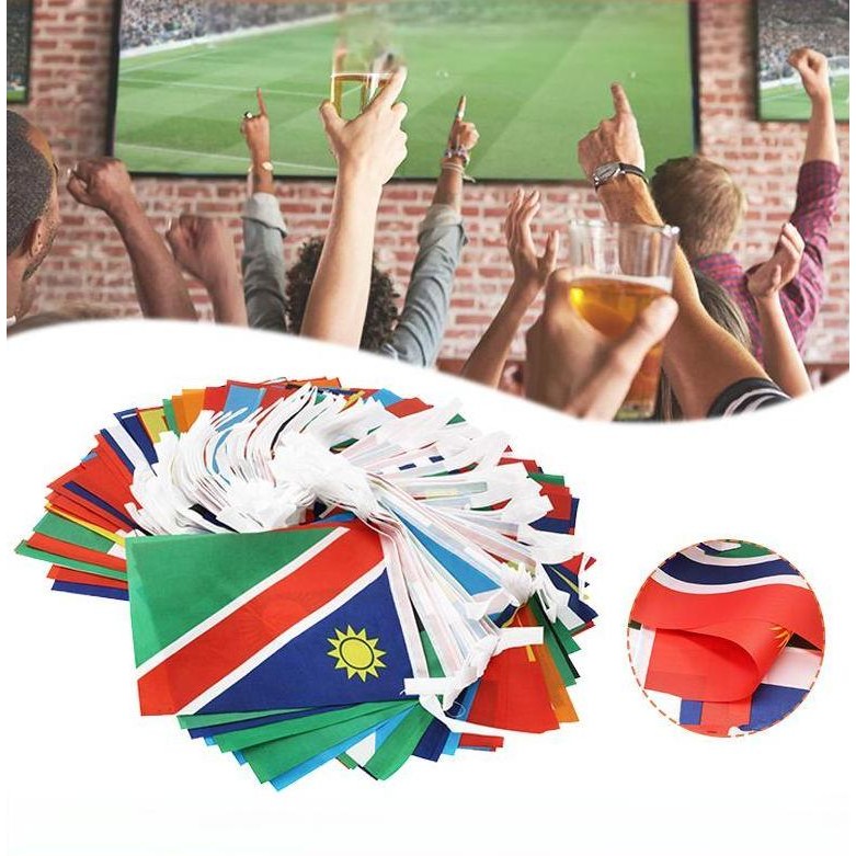 Jual 15/30M Bendera Piala Dunia 2024 Bendera 100 Negara Peserta Indoor ...