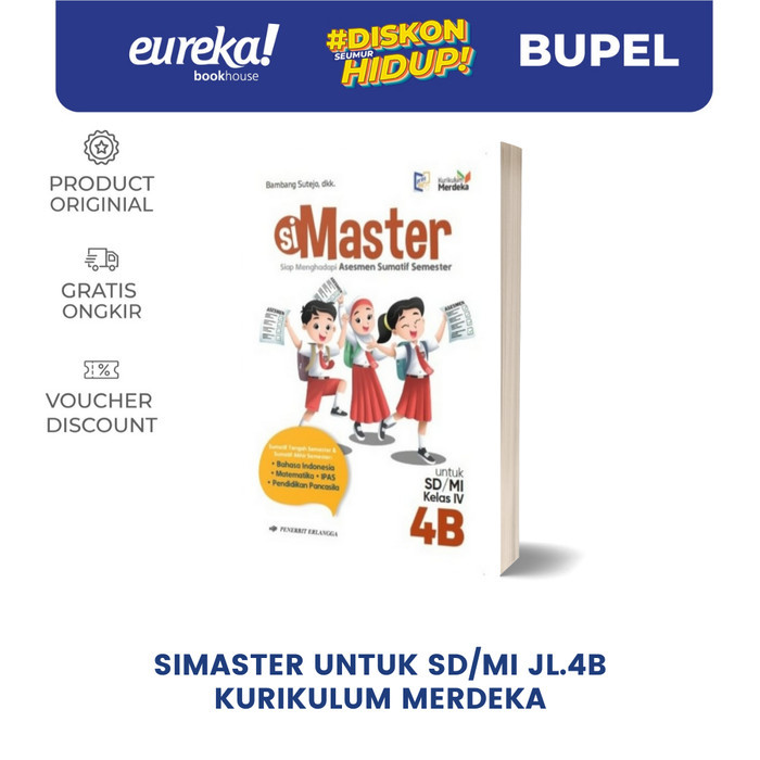 Jual SIMASTER UNTUK SD/MI KELAS 4B - KURIKULUM MERDEKA | Shopee Indonesia