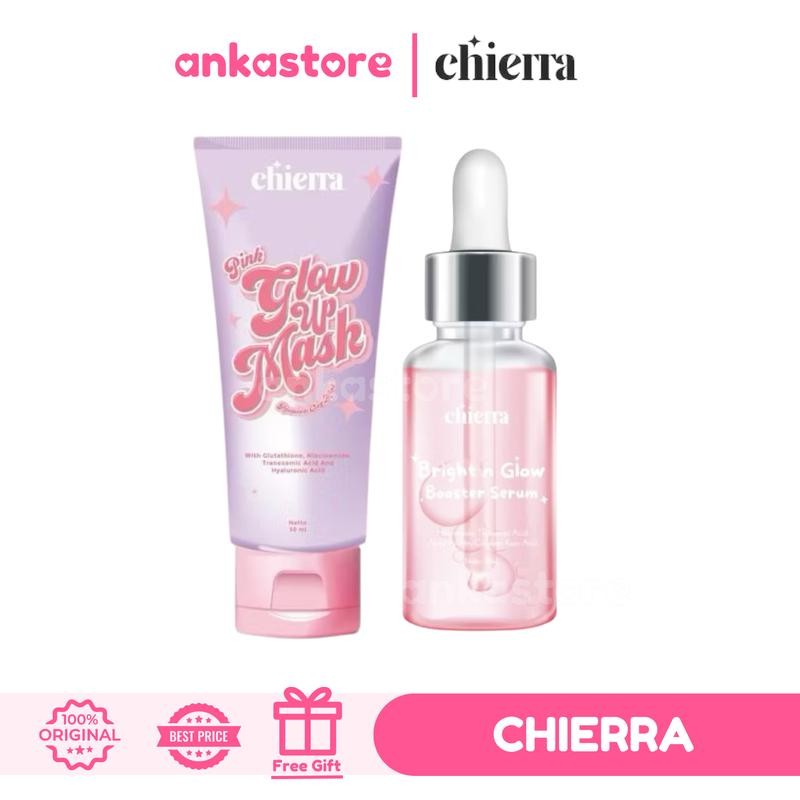 Jual CHIERRA BEAUTY | Pink Glow Up Mask Glow n Bright Booster Serum ...