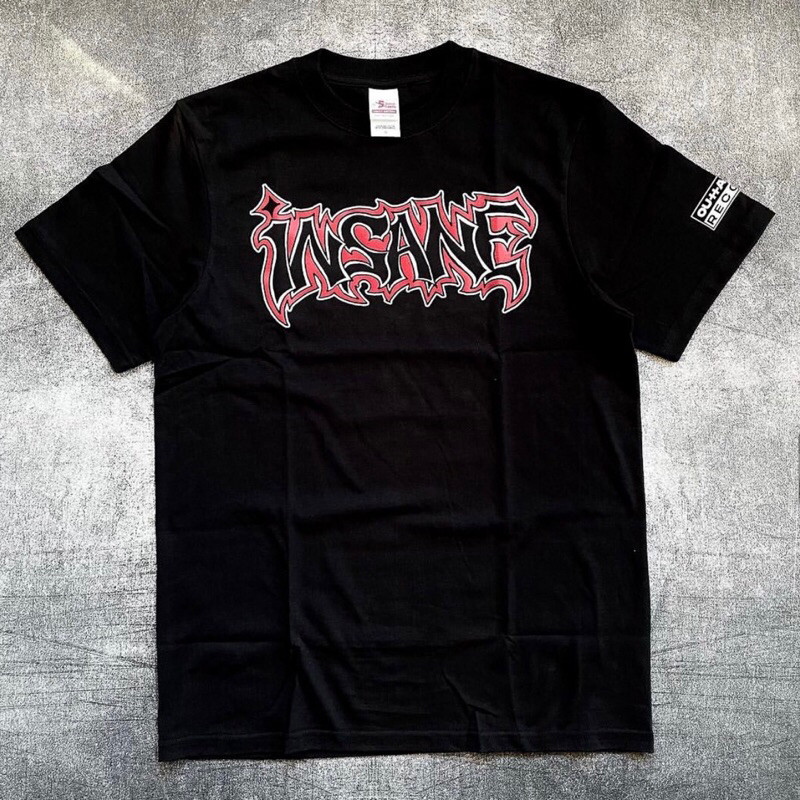 Jual Tshirt INSANE HC - FULL OF BULSHIT Black cotton combad 20s Kaos ...