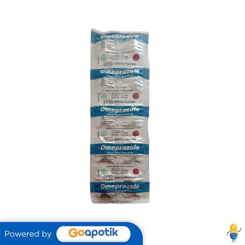 Jual Omeprazole Errita 20 Mg Strip 10 Kapsul | Shopee Indonesia