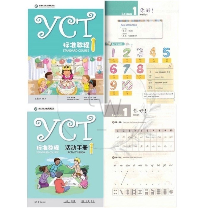 Jual BUKU CETAK YCT Standard Course 1 2 3 4 5 6 Textbook & Activity ...