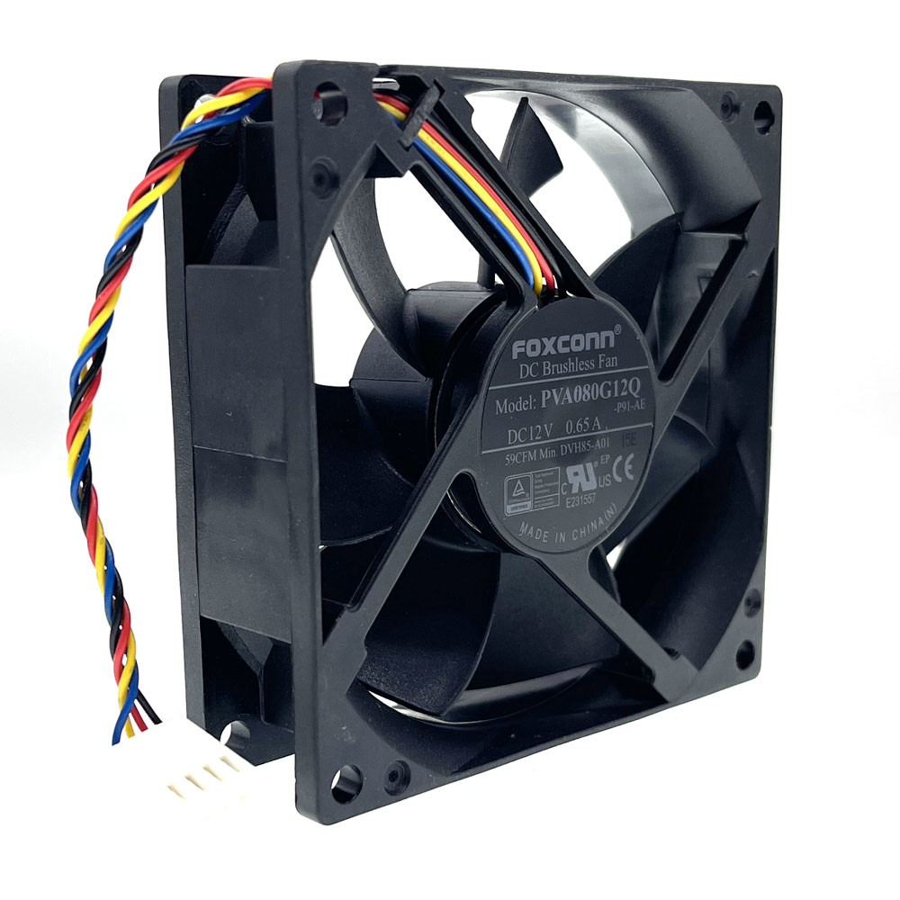 Jual New 80mm 8025 12V PWM Cooling Fan,Foxconn PVA080G12Q DVH85-A01 ...