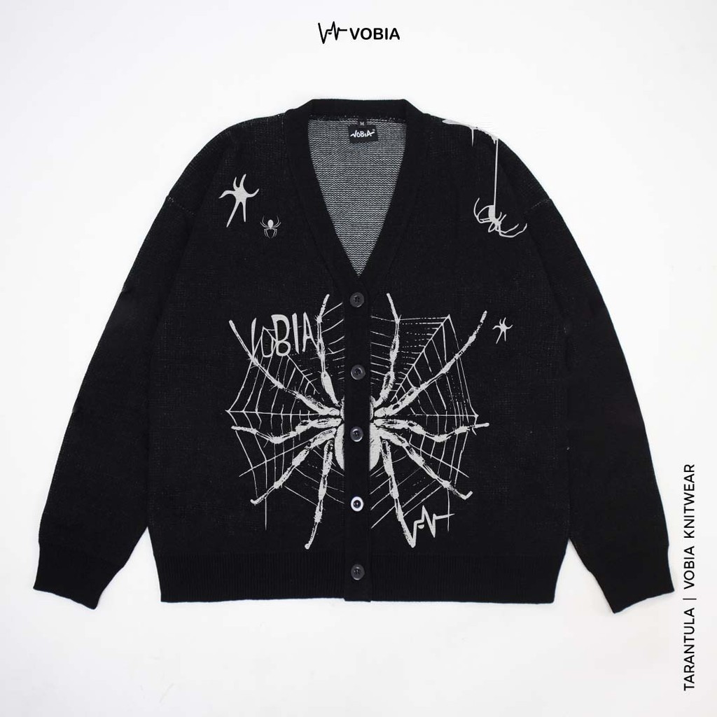 Jual Vobia Knitwear Cardigan - Tarantula | Shopee Indonesia
