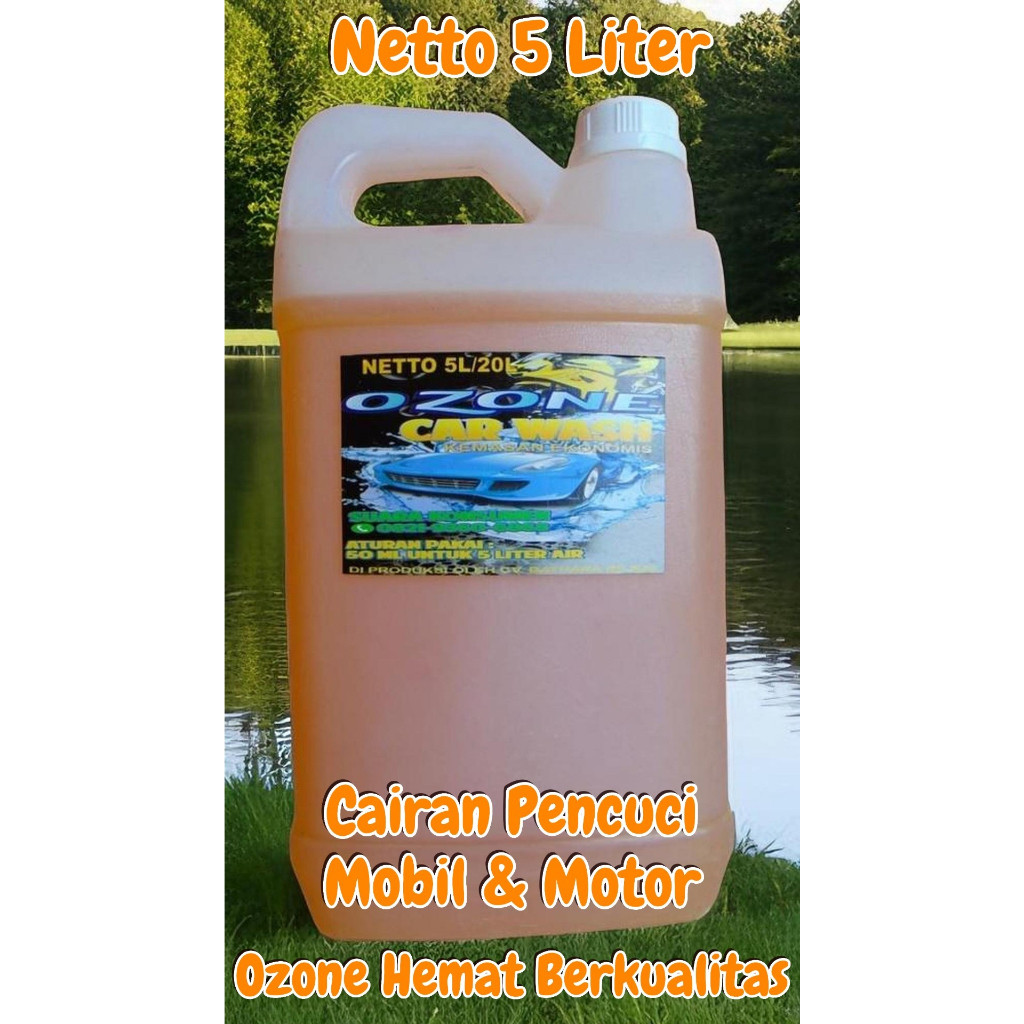 Jual PUREGA OZONE (SHAMPO MOBIL/MOTOR) 5 Liter | Shopee Indonesia