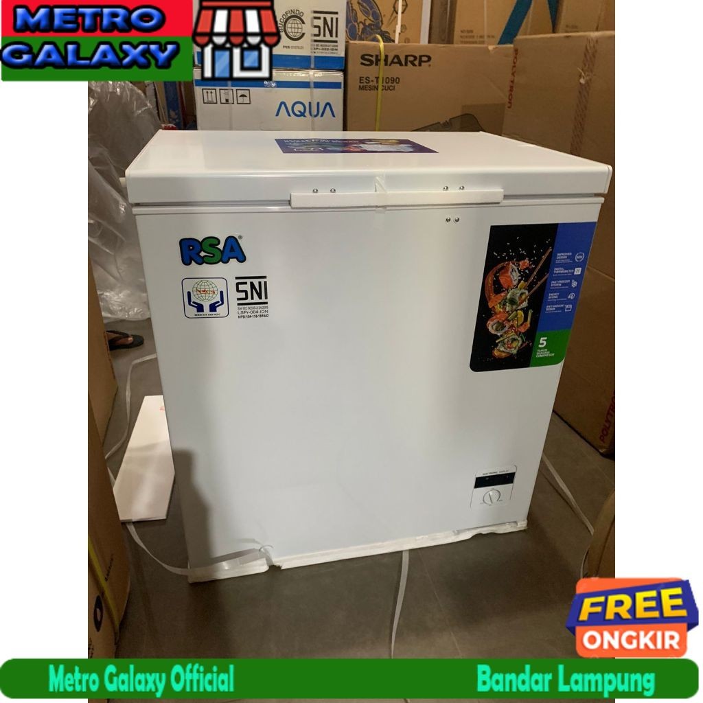 Jual FREEZER BOX RSA CF210 (200L) | Shopee Indonesia
