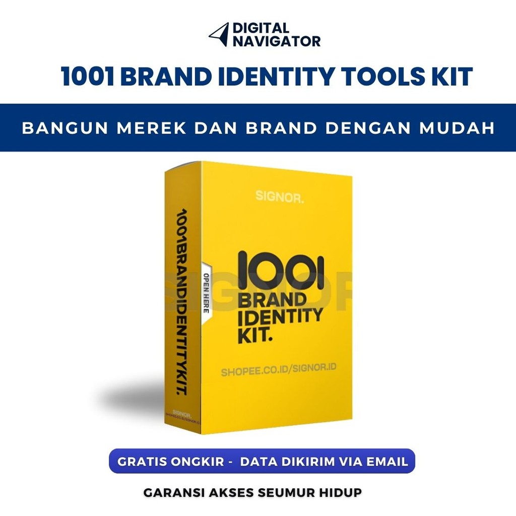 Jual 1001 Brand Identity Tools Kit - Bangun Merek dan Brand dengan ...