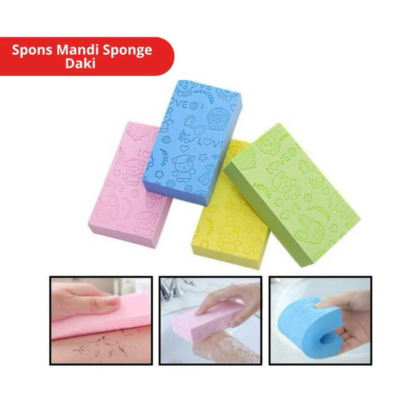 Jual Spon Pembersih Badan Spon Mandi Pengangkat kotoran Daki Sponge ...