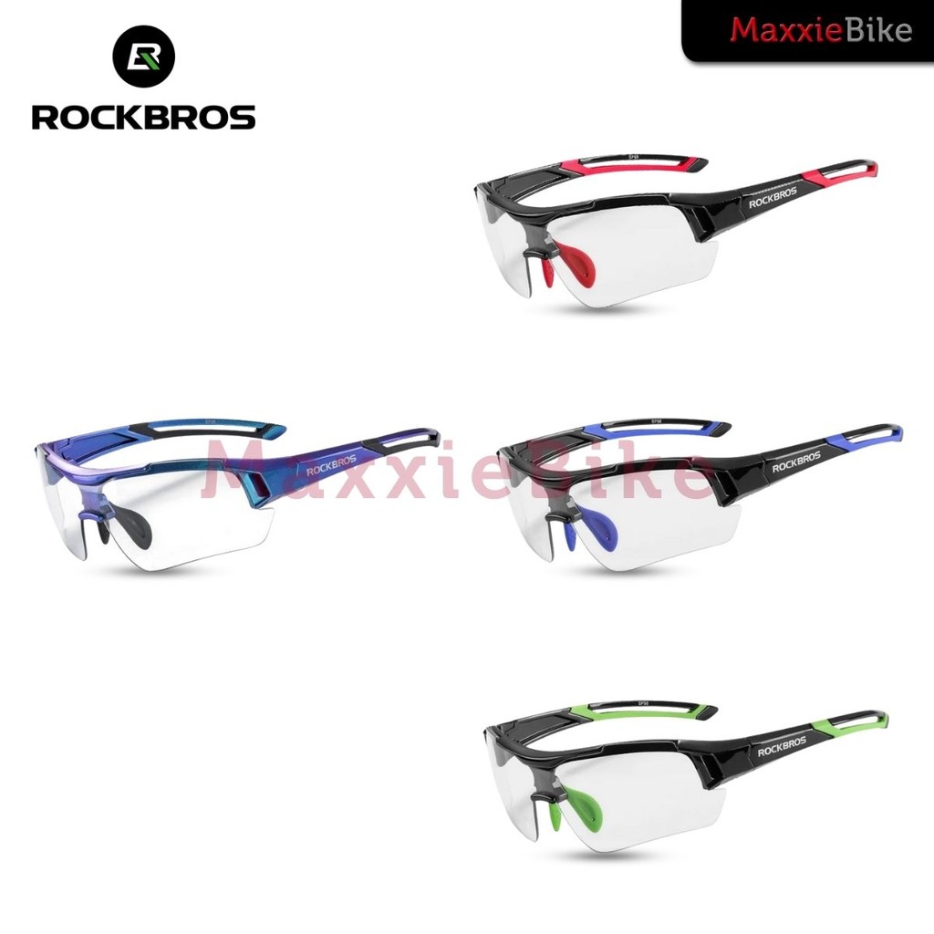Jual ROCKBROS Kacamata Sepeda 10110 10111 10112 10113 Photochromic Cycling Sunglasses Bike ...