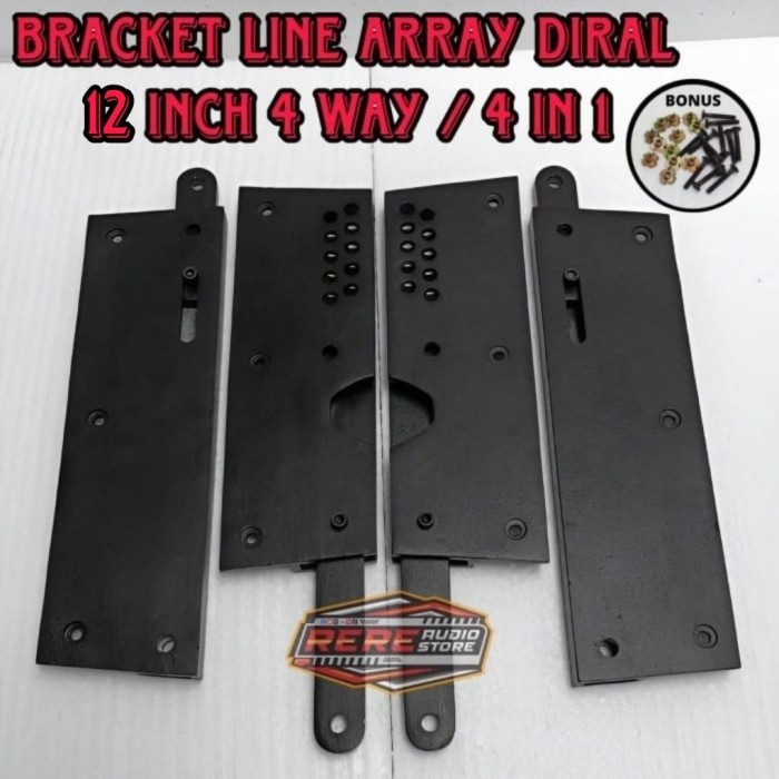 Jual Bracket Line Array 12 inch Diral 4 in 1 Ukuran Box Speaker 12 ...