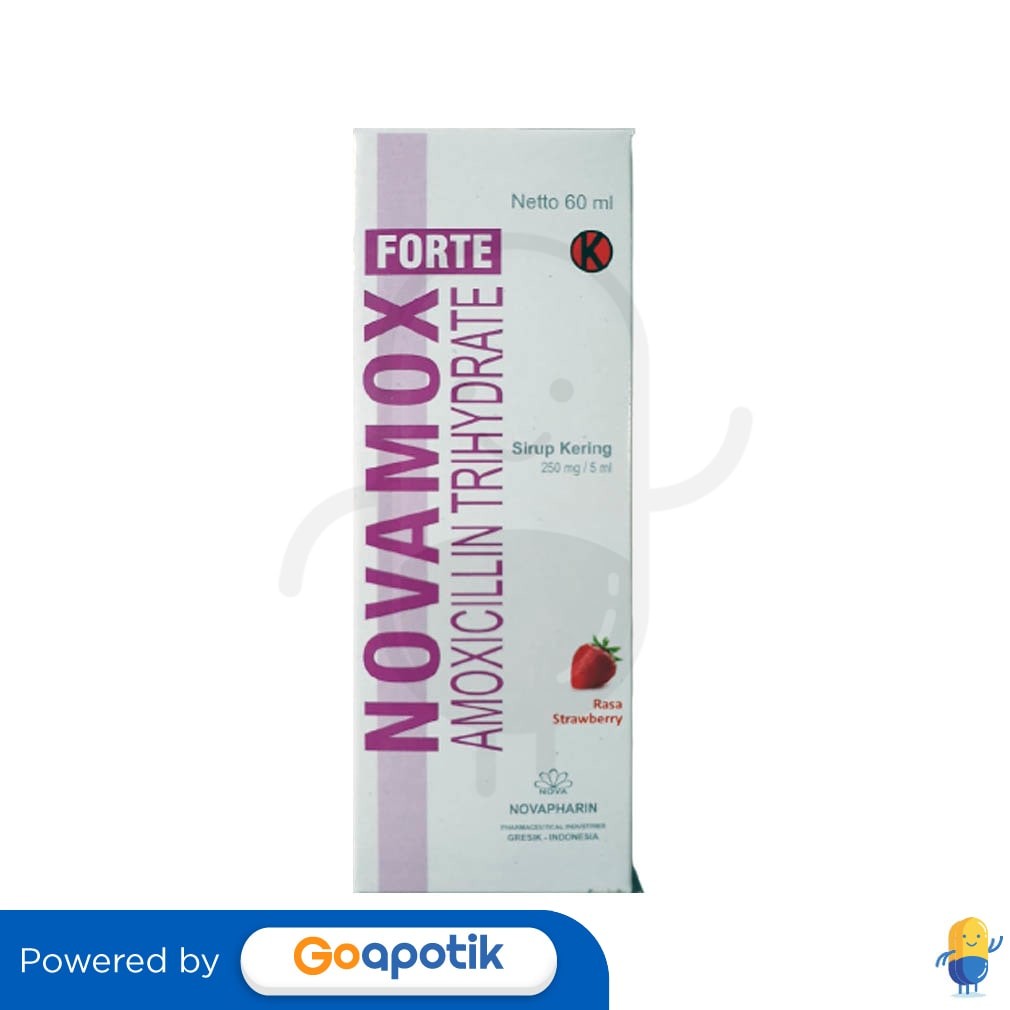 Jual Novamox Forte 250 Mg/5 Ml Dry Syrup 60 Ml | Shopee Indonesia