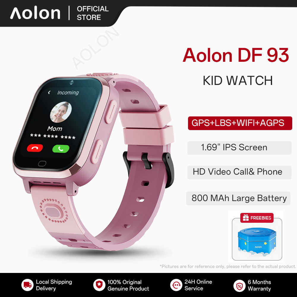 Jual Aolon DF93 4G Smartwatch GPS 800mAh Kids Vidweo Call LBS SOS ...