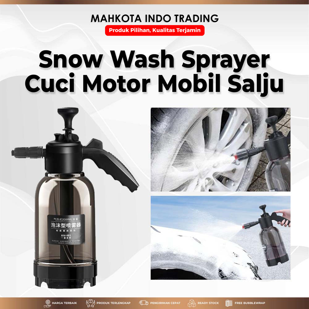 Jual Alat Semprot Cuci Motor Mobil Snow wash Sprayer Hand Salju Spray ...