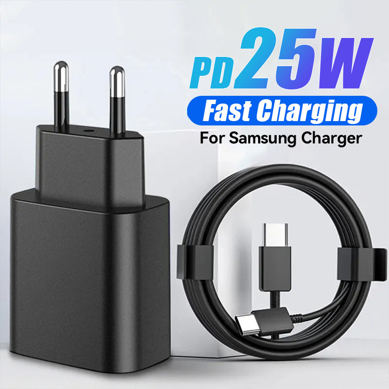 Jual 25W USB arger For Samsung Galaxy S24 S23 Quick arge QC3.0 USB C to ...
