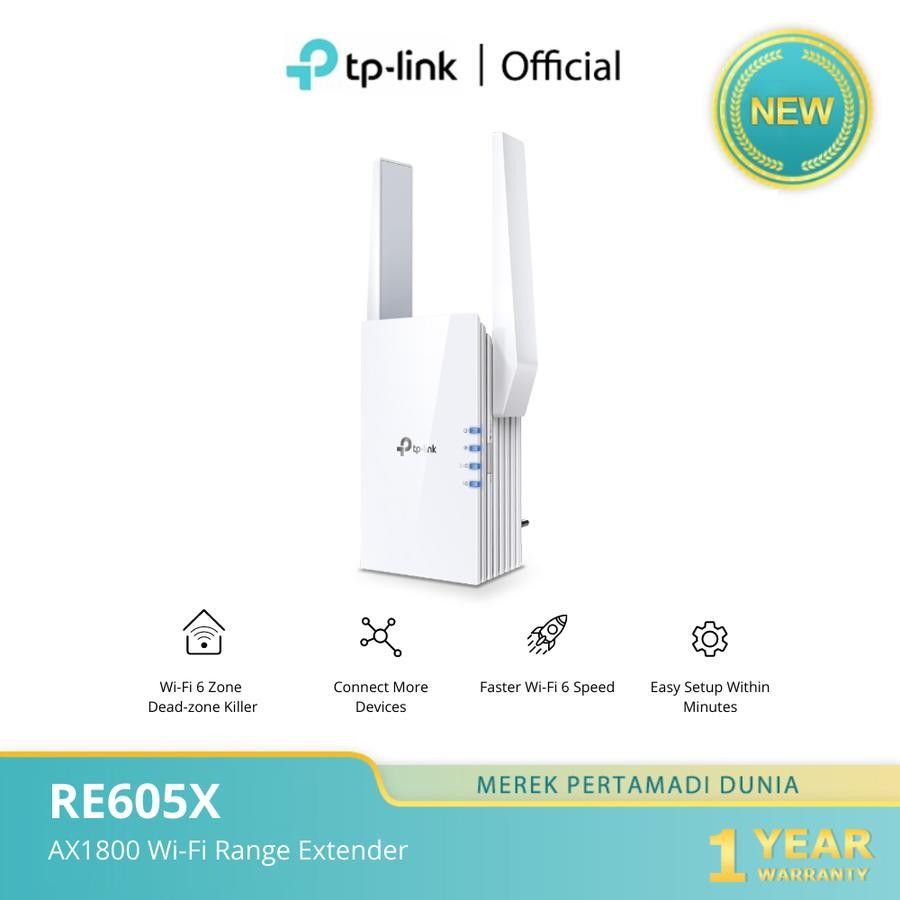 Jual Tp-Link RE605X AX1800 Wi-Fi 6 Range Extender Smart Router RE605X ...