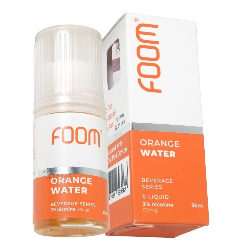 Jual Liquid Vape Foom Orange Water Saltnic 30MG 30ML By Foom Lab ...