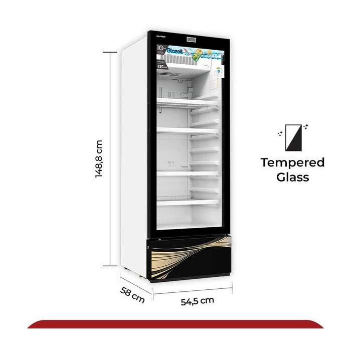 Jual POLYTRON Showcase 230 Liter SCN 228 | Shopee Indonesia