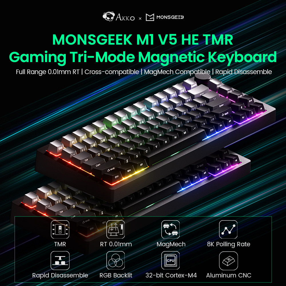 Jual Akko MONSGEEK M1 V5 TMR Rapid Trigger Gaming Keyboard with ...