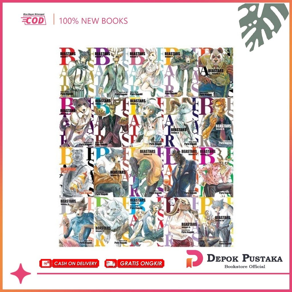 Jual BEASTARS manga, by Paru Itagaki (English) | Shopee Indonesia
