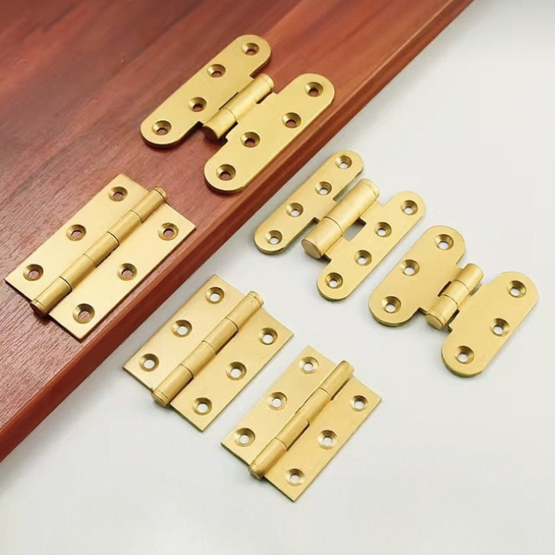 Jual 4 Pieces of High-end Brass Hinges Bedroom Wardrobe Door Hinges ...