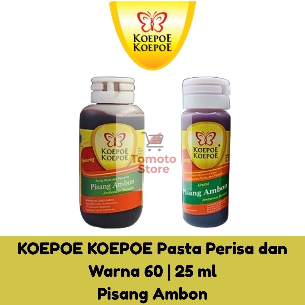 Jual TOMOTOSTORE KOEPOE KOEPOE Pasta Perisa dan Warna Pisang Ambon ...