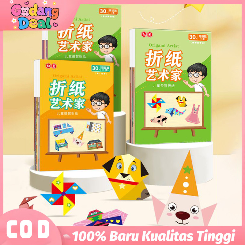 Jual Terfavorit! Buku Origami 3d Craft Lipat Bentuk Papercraft Buku ...